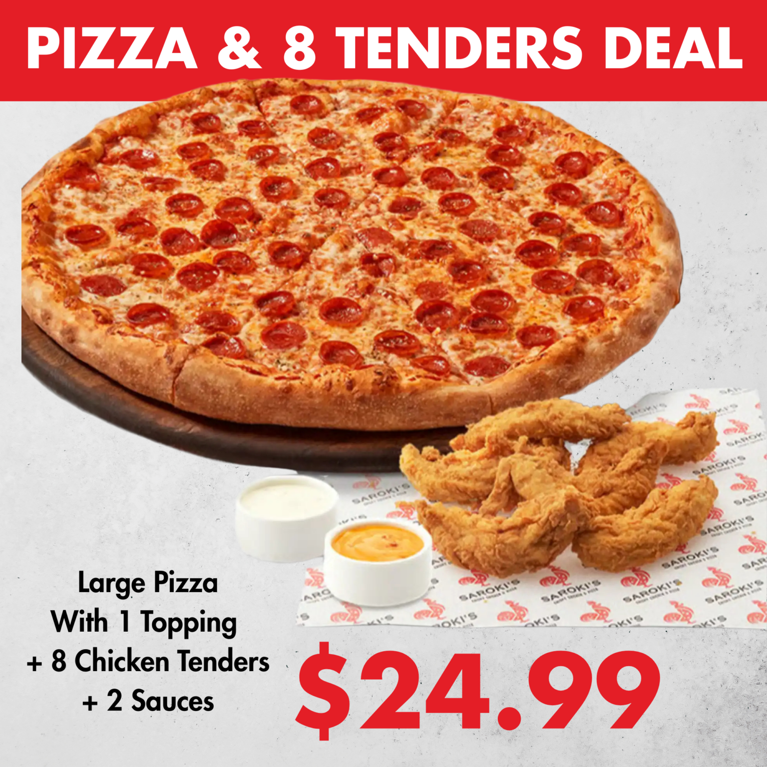 Saroki’s Crispy Chicken & Pizza - Pizza & Fried Chicken in Southeast ...