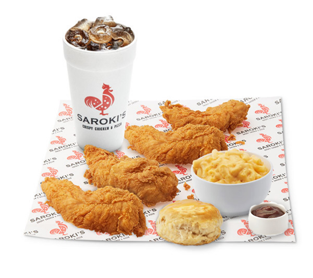 Crispy Fried Chicken Combo Meal Deals - Saroki’s Crispy Chicken & Pizza