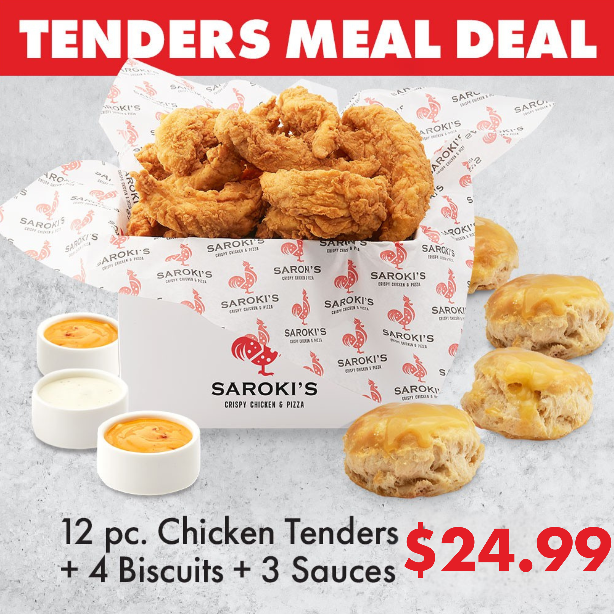 Specials, Deals, Pizza Coupons - Saroki’s Crispy Chicken & Pizza